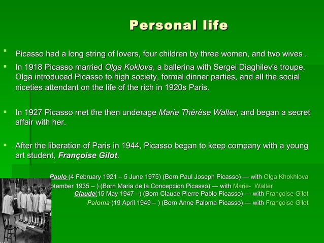 Pablo Picasso Power Point | PPT