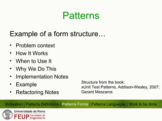 Test Patterns - What is a Pattern? | PPT