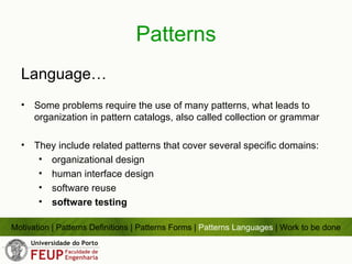Test Patterns - What is a Pattern? | PPT