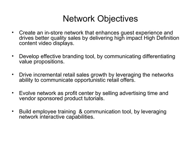 Paul Ryan Designing & Deploying Digital Signage Network | PPT | Business | Business and Finance