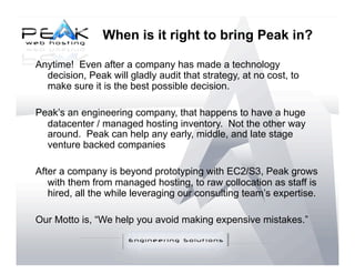 Peak Web Intro Deck W Colo Detail | PPT