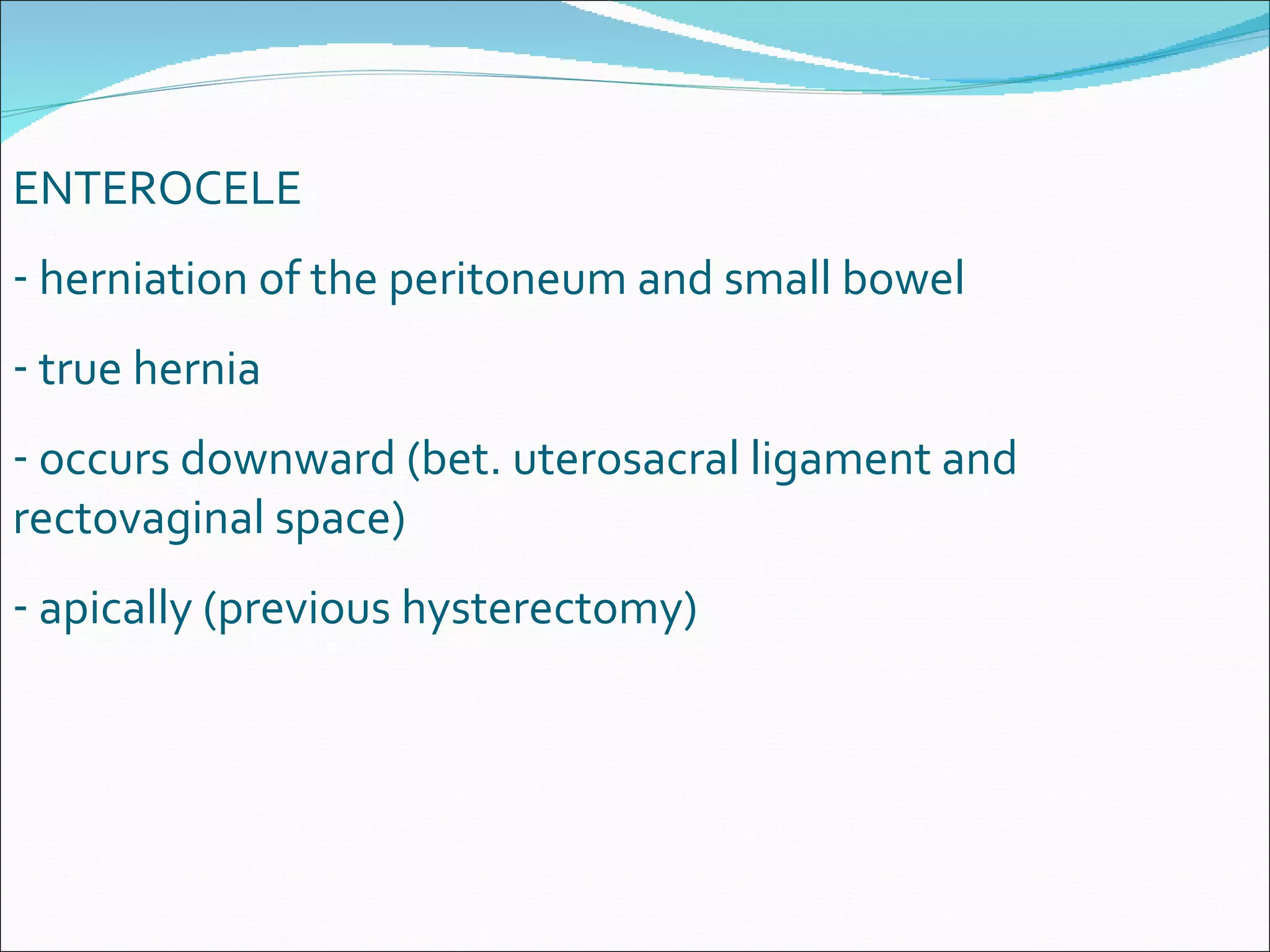 Pelvic Organ Prolapse FNAC | PPT