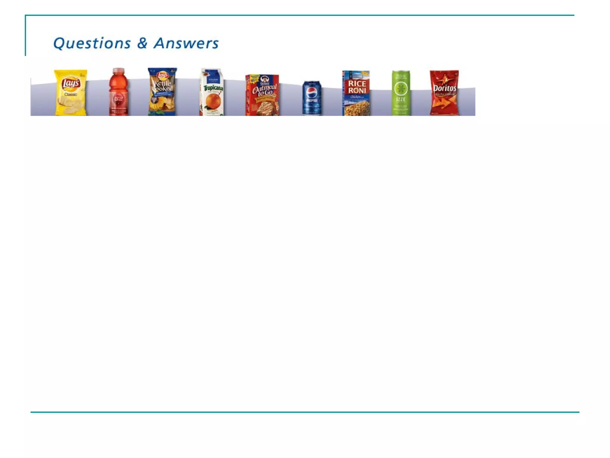 Pepsi Co Powerpoint | PPT