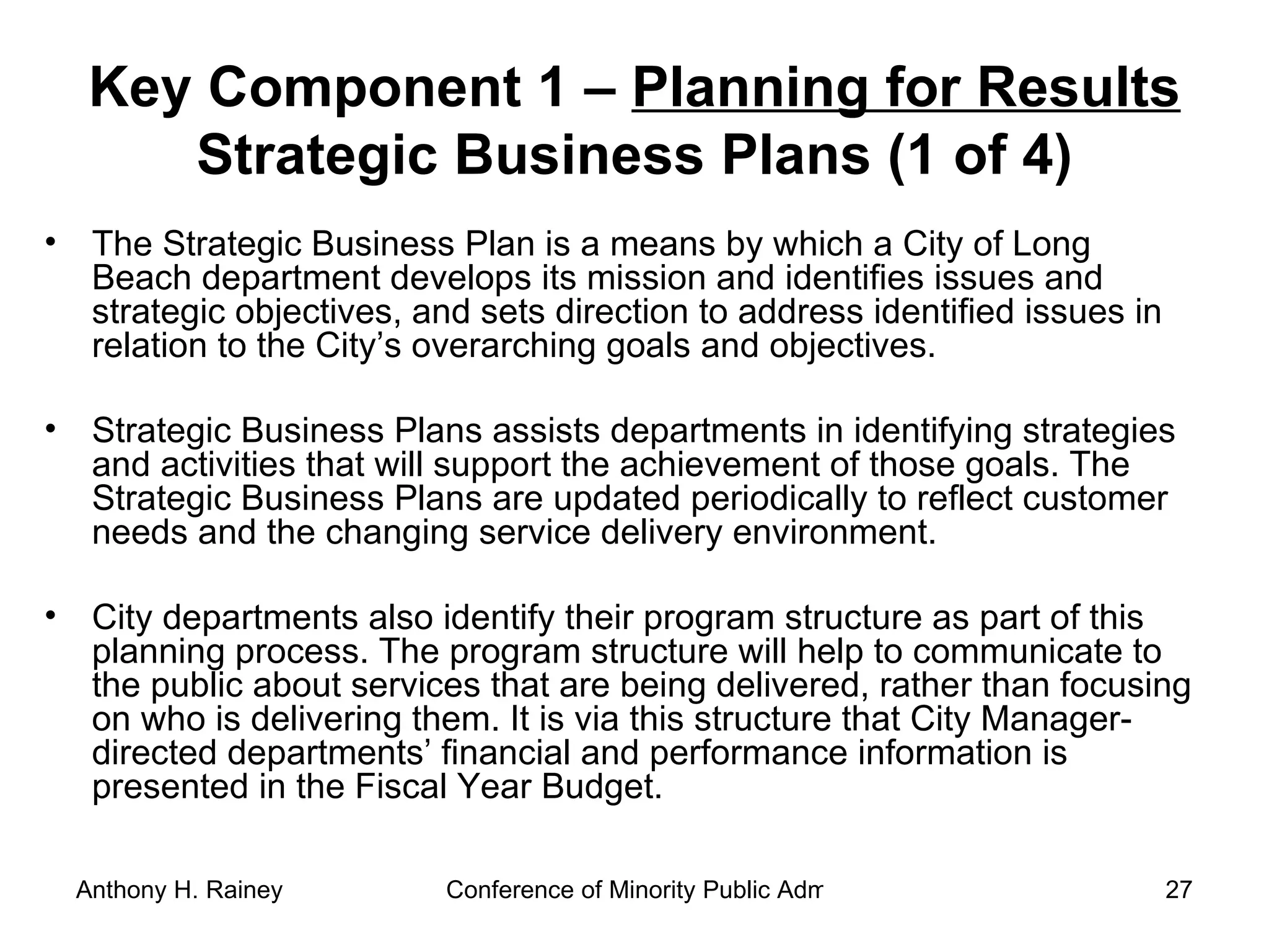 Performance Based Budgeting | PPT