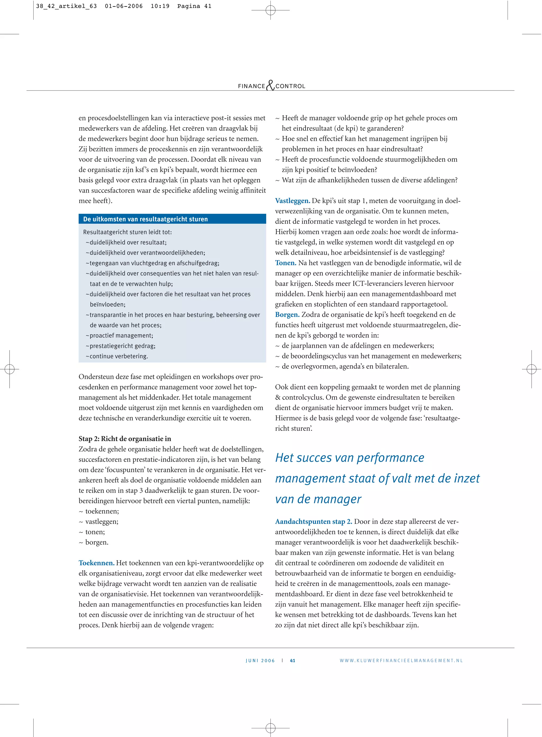Performance Management - Manager Aan Zet | PDF