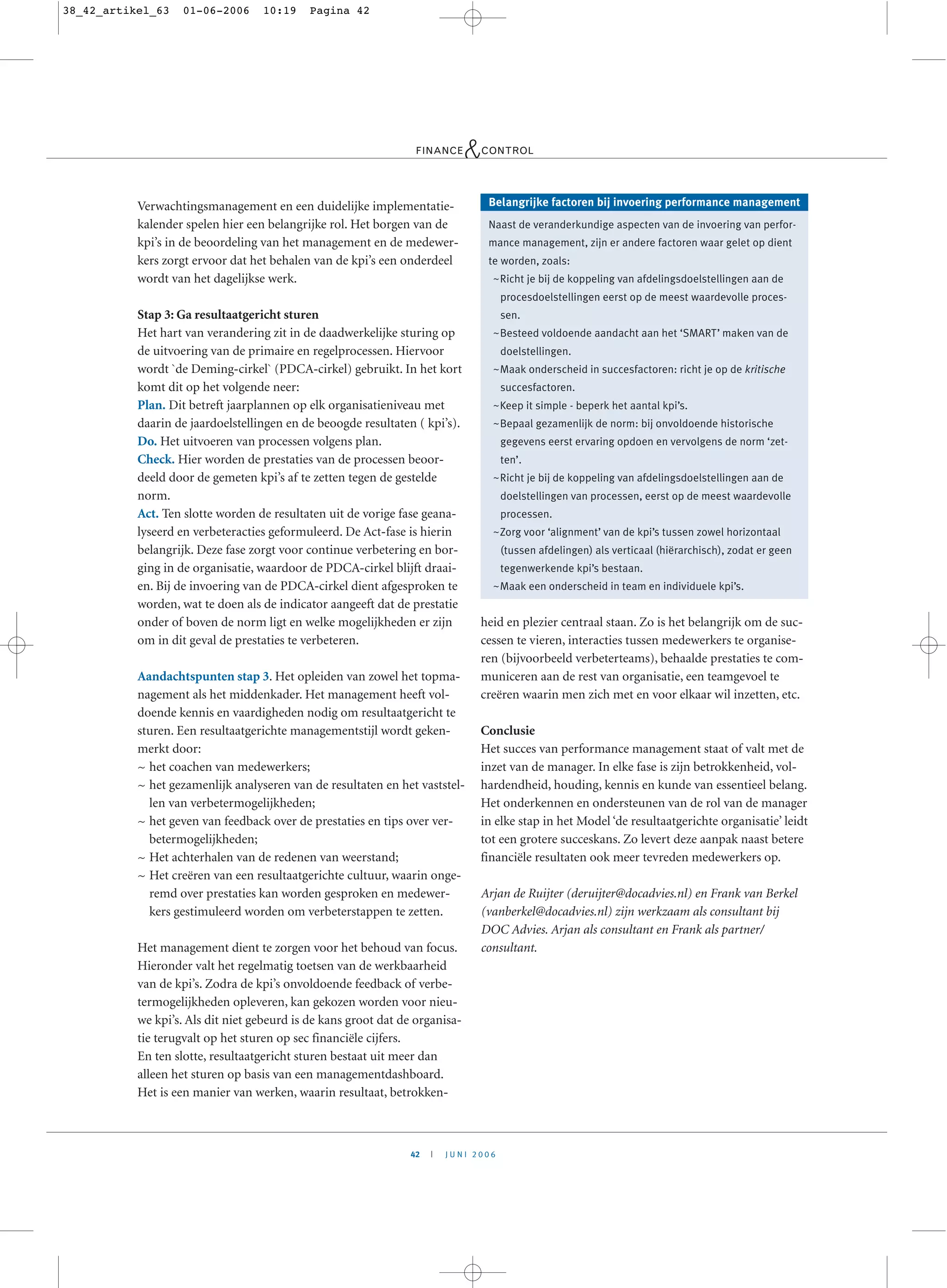 Performance Management - Manager Aan Zet | PDF