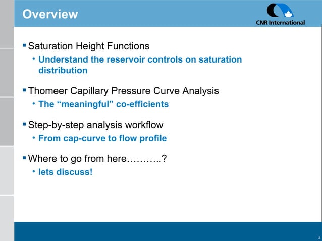Permeability From Cap Curve To Flowrate | PPS | Geology | Science