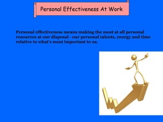 Personal Effectiveness | PPT