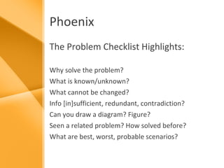 Phoenix | PPT | Free Download