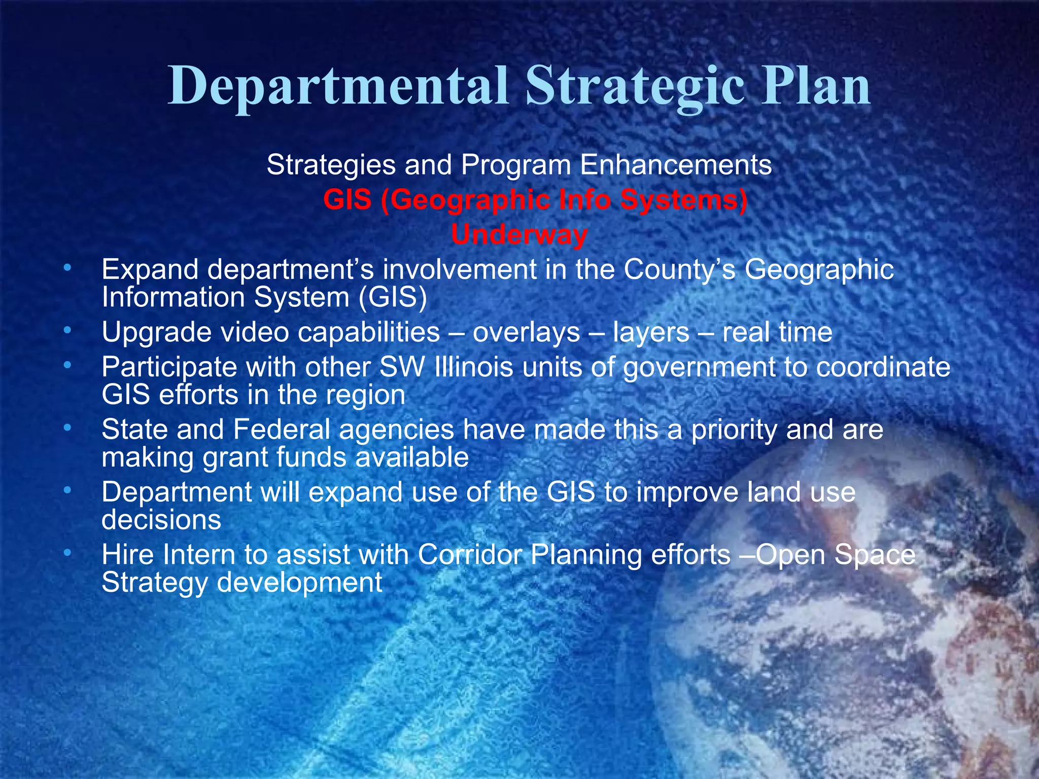 Planning And Development Department Strategic Operational Plan | PPT