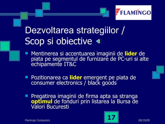 Plan strategic de comunicare pre-IPO | PPT