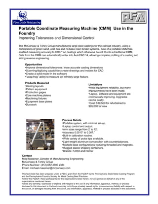 Portable Cmm 2003 | PPT