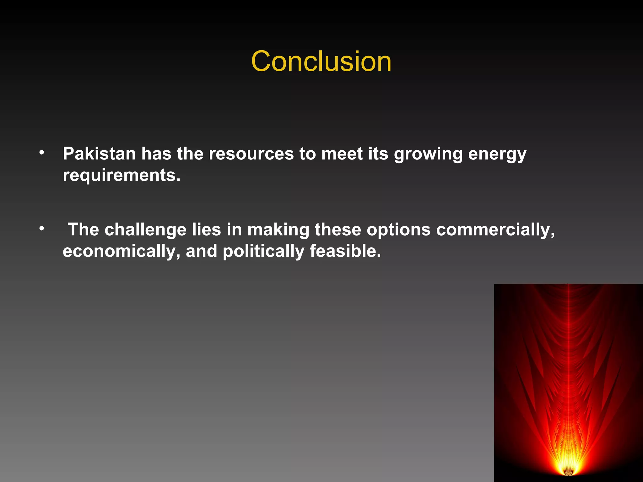 Power Generation In Pakistan | PPT