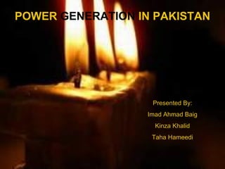 Power Generation In Pakistan | PPT