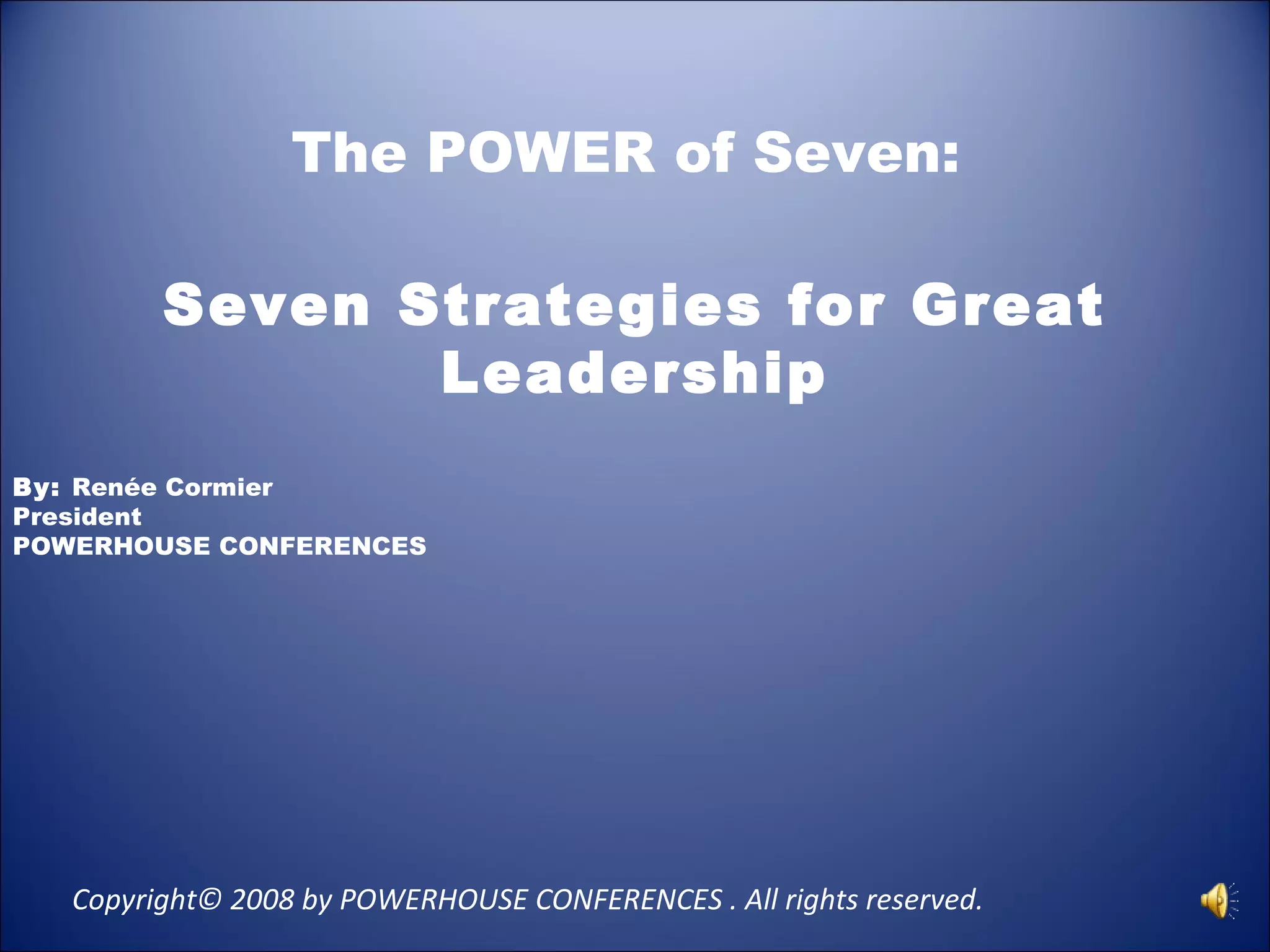 Power Of Seven | PPT