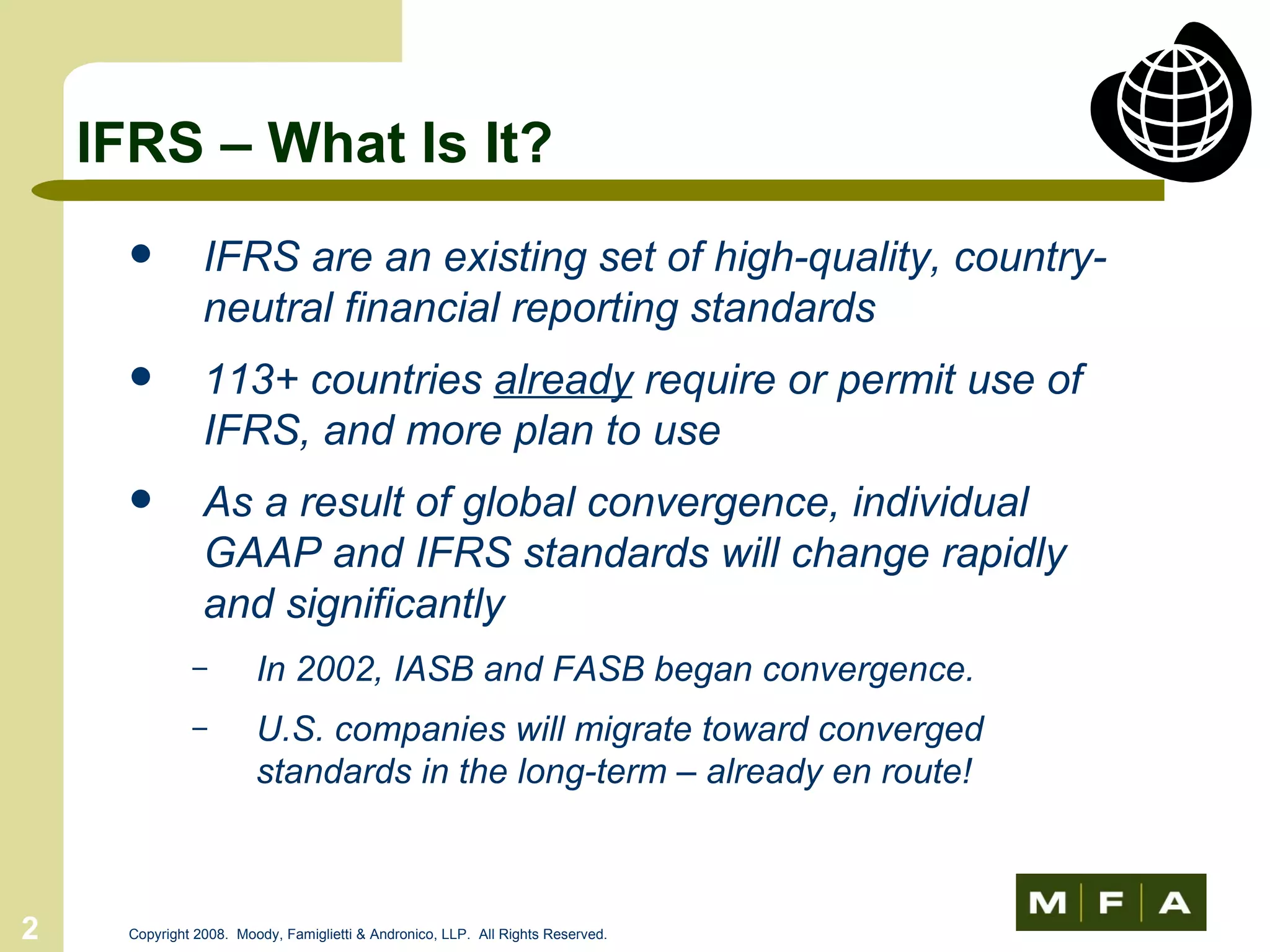 Preparing For IFRS | PPT
