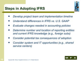 Preparing For IFRS | PPT