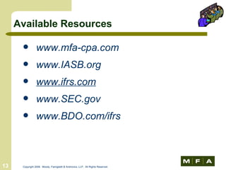 Preparing For IFRS | PPT