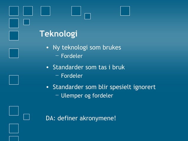 Presentasjon Av Prosjektoversikt | PPT