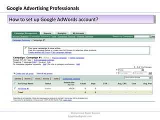 Google AdWords Professional Certificate (GAP) | PPT