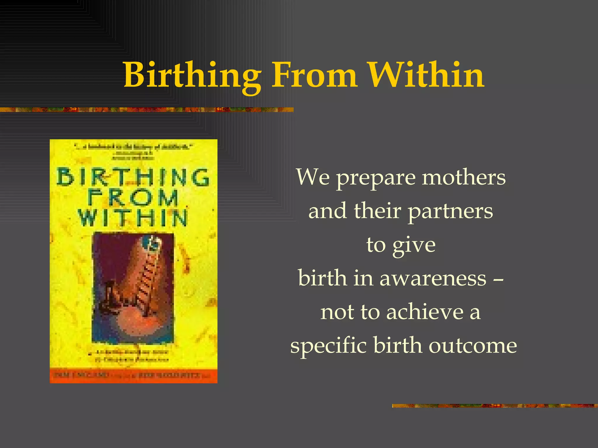 Birthing From Within | PPT