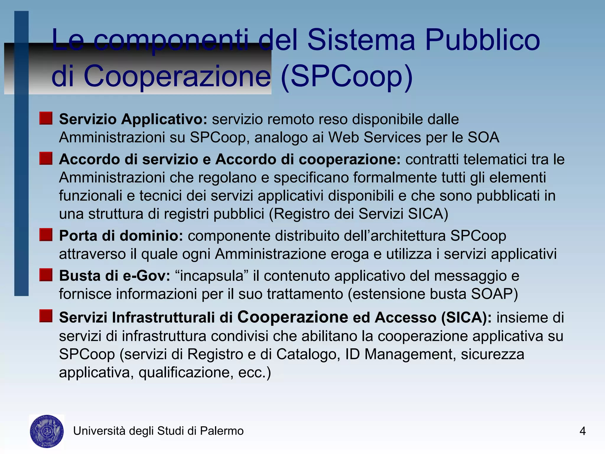 Cooperazione Applicativa nella PA | PPT