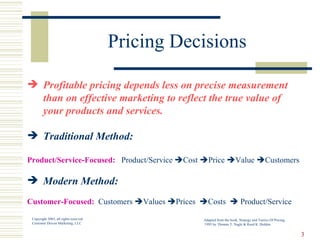 Pricing Strategy & Tactics V.2 | PPT