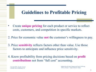 Pricing Strategy & Tactics V.2 | PPT