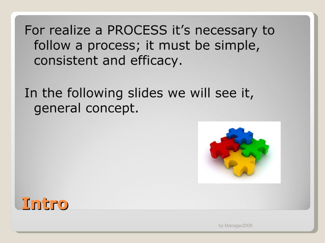 How to create process | PPT
