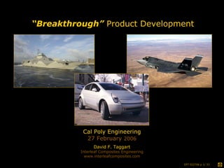 Breakthrough Product Development | PDF