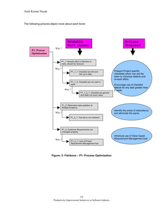Productivity Improvement In Sw Industry | PDF