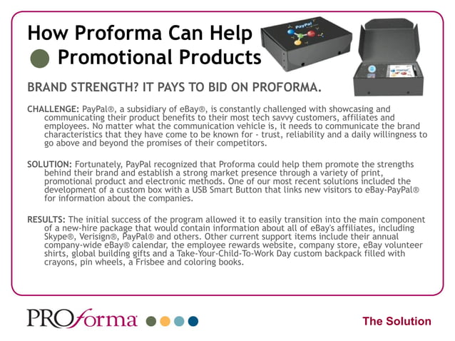 Proforma One Source Infinite Resources | PPT