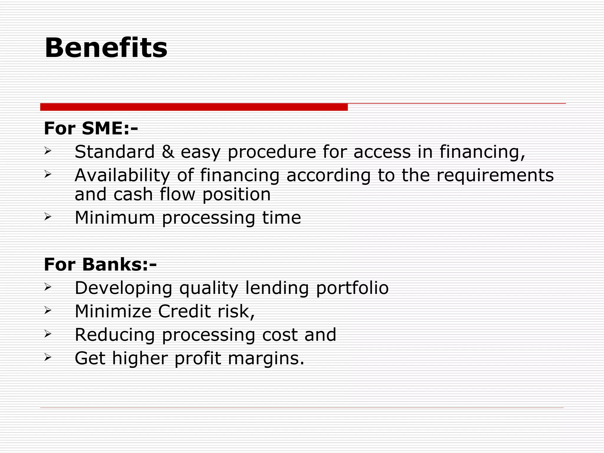 Best Approach to Finance SMEs-Program Lending | PPT
