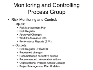 Project Risk Management PMBOK | PPT