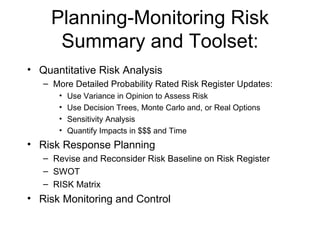 Project Risk Management PMBOK | PPT