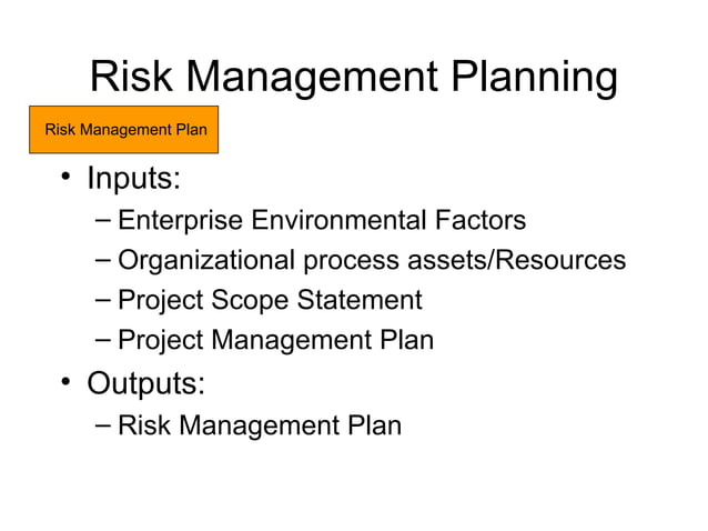 Project Risk Management PMBOK | PPT