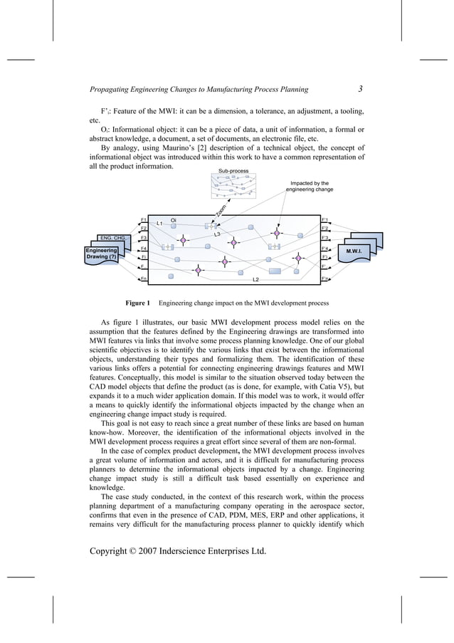 Propagating Engineering Changes To Manufacturing Process Planning Does Plm Meet The Need | PDF