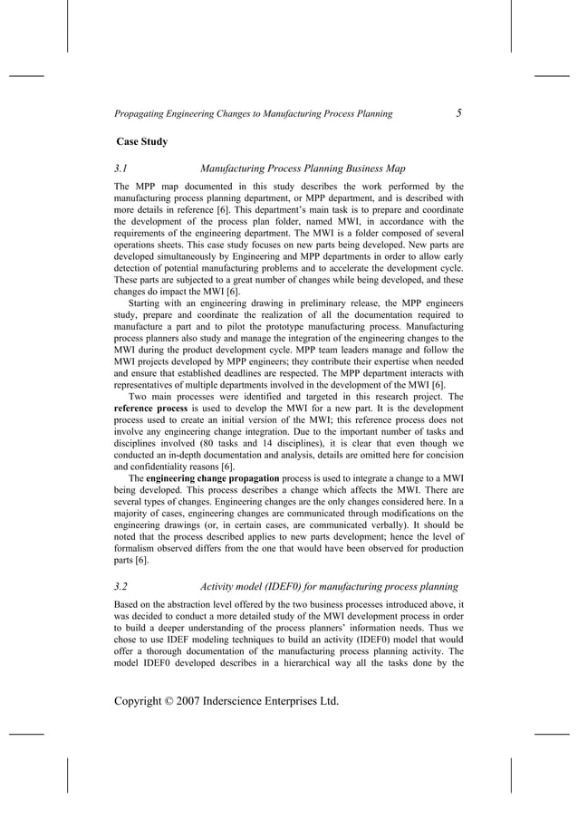 Propagating Engineering Changes To Manufacturing Process Planning Does Plm Meet The Need | DOC