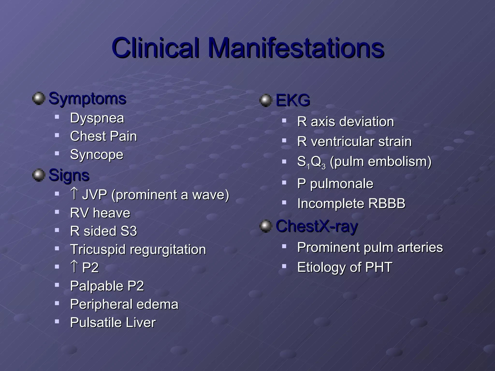 Pulmonary Hypertension 1 | PPT