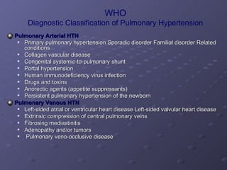 Pulmonary Hypertension 1 | PPT