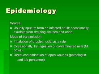 Pulmonary Tuberculosis | PPT