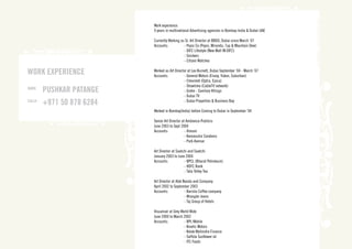 Pushkar Portfolio Sample | PPT