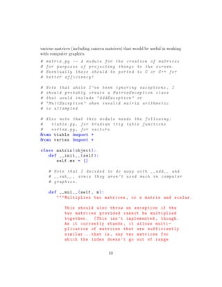A Simple 3D Graphics Engine Written in Python and Allegro | PDF
