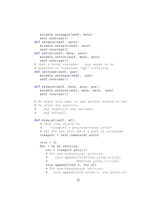 A Simple 3D Graphics Engine Written in Python and Allegro | PDF