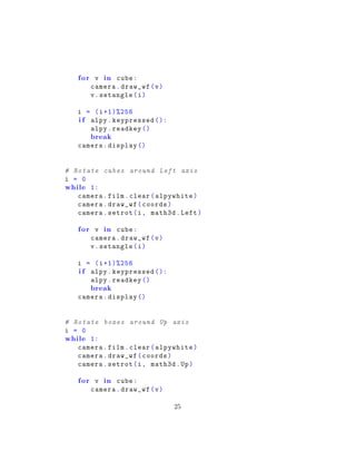 A Simple 3D Graphics Engine Written in Python and Allegro | PDF