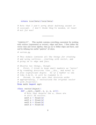 A Simple 3D Graphics Engine Written in Python and Allegro | PDF