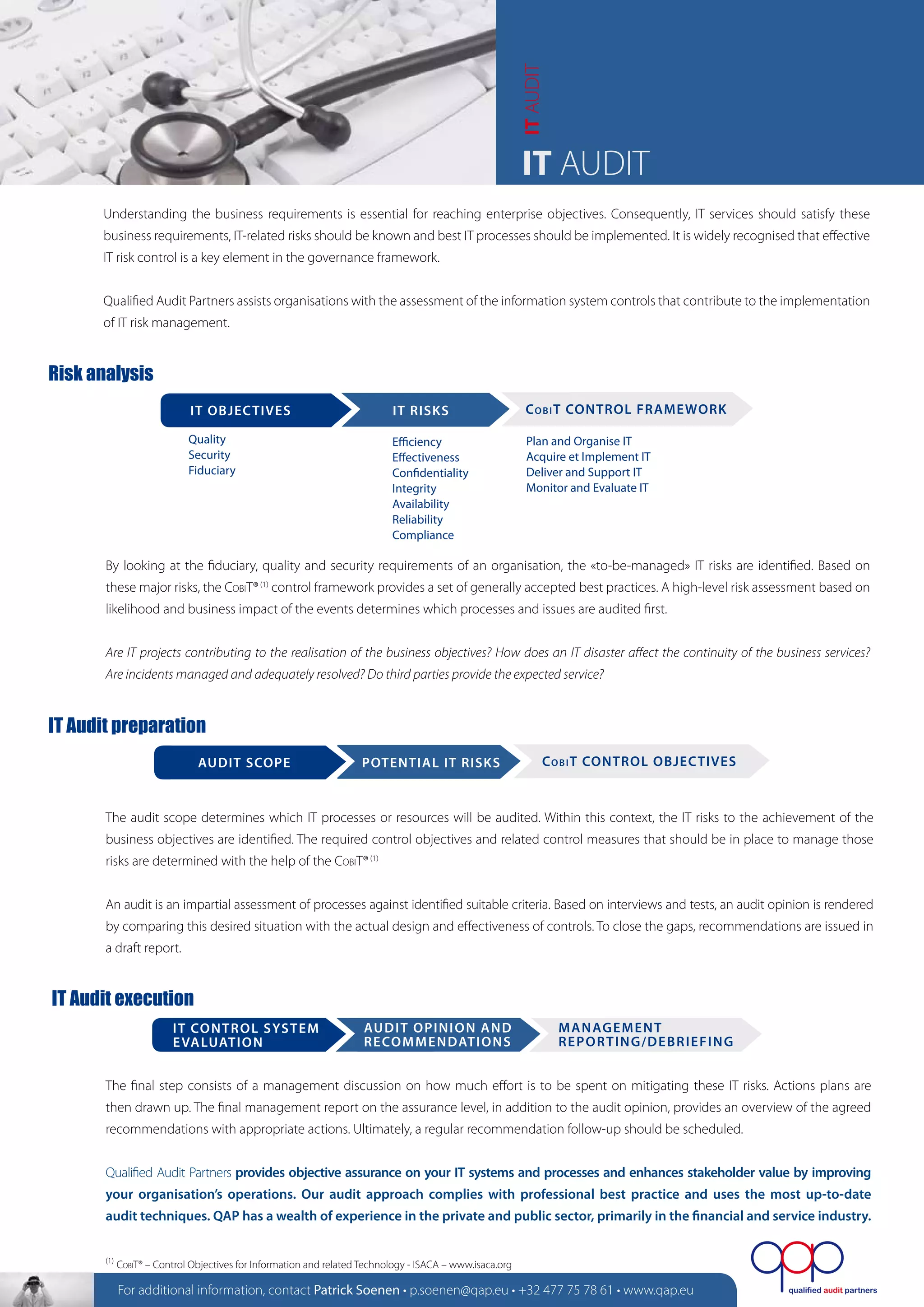 Qualified Audit Partners Governance, Audit It, Audit Training | PDF