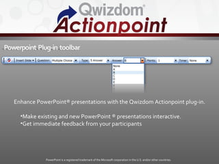 Qwizdom Software | PPT