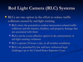Red Light Camera Presentation | PPT