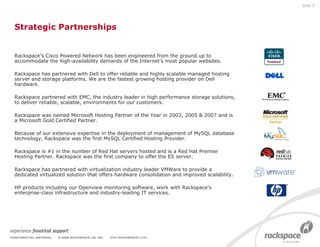 Rackspace Hosting Presentation | PPT